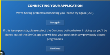 Error Fix: Sky Go – We are having problems connecting you 001 ...