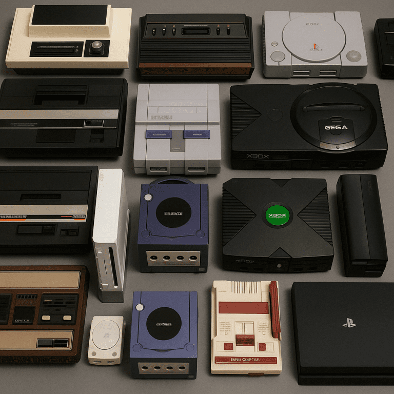 Every Games Console, by Generation - TechDaring.com