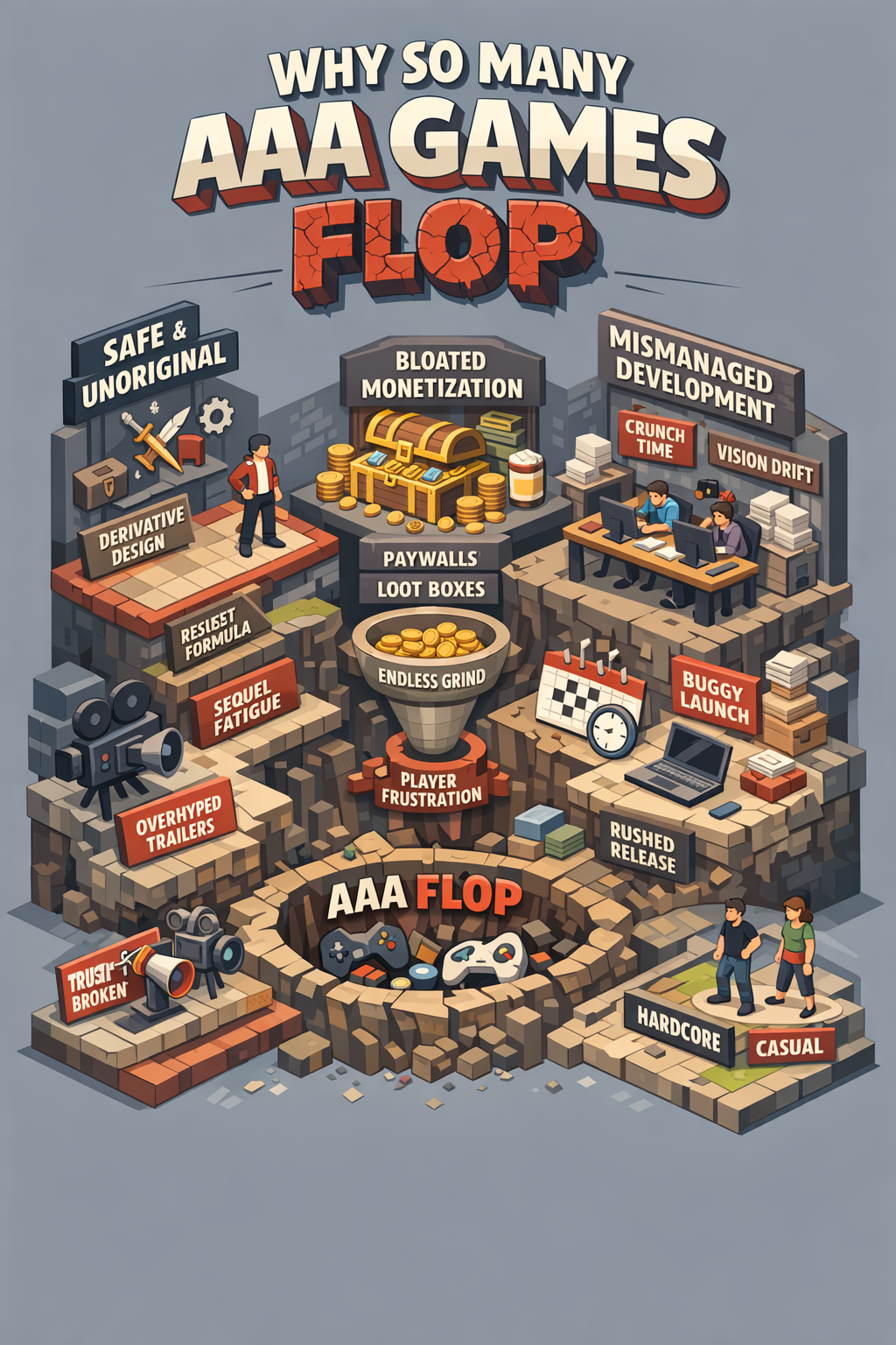 Why So Many AAA Games Flop - TechDaring.com